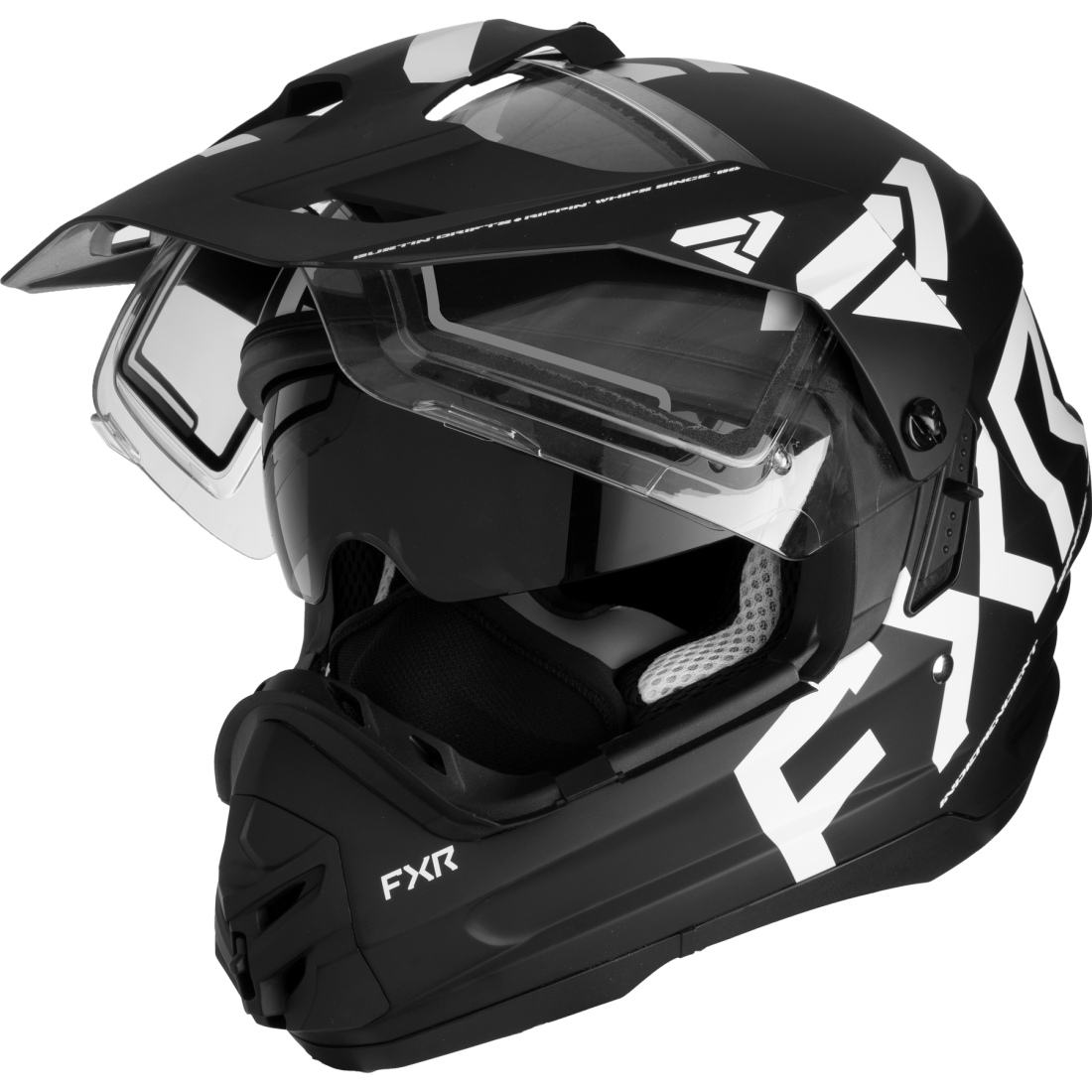 Casca snow FXR Torque X Team Viziera incalzita Black White